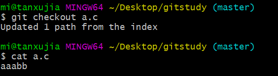 git checkout filename命令的使用_git checkout 文件名-CSDN博客