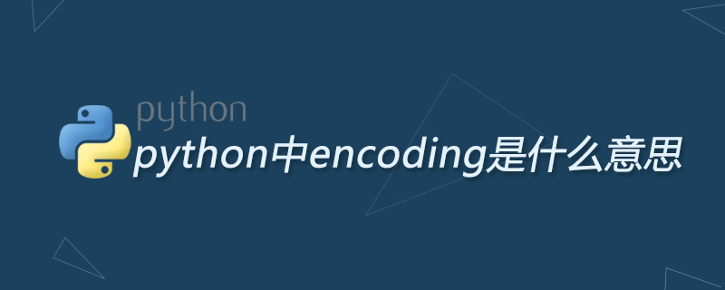 python中encoding是什么意思_python中encoding是什么意思-CSDN博客