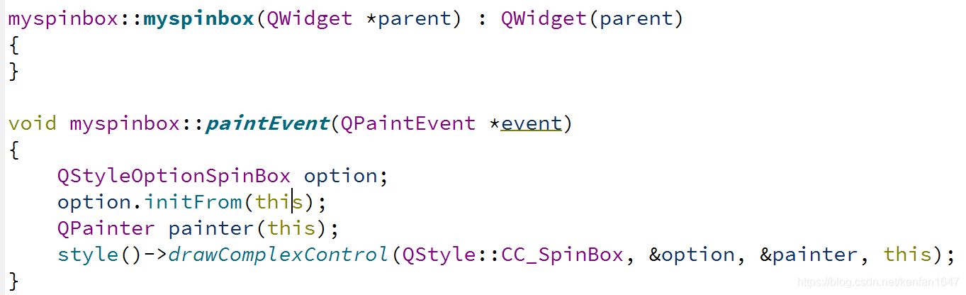 QT风格（QStyle）：绘制一个自定义QSpinBox_qspinbox风格-CSDN博客