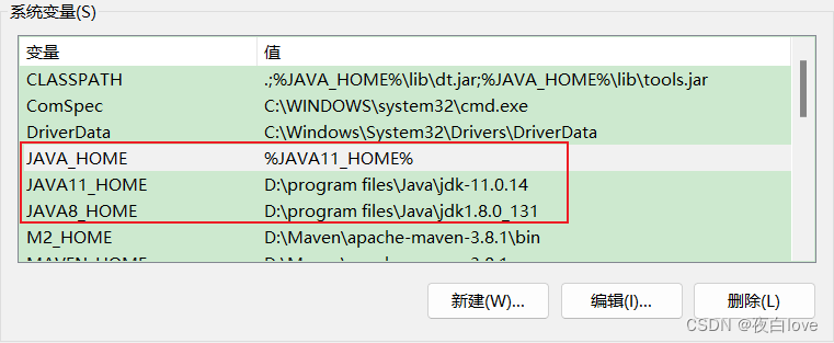 Java 实现JDK8 和 JDK11 之间的动态切换，以及配置JDK环境变量（详细图文教程）_怎么把jdk11换成jdk8-CSDN博客