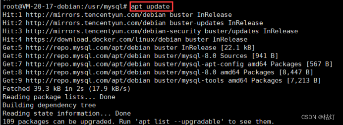 debian 使用apt安装MySql_package 'mysql-server' has no installation candida-CSDN博客