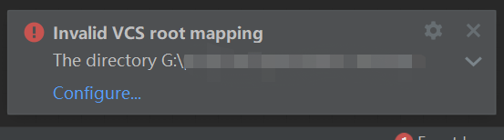 idea导入项目时，Invalid VCS root mapping_invaild vsc-CSDN博客