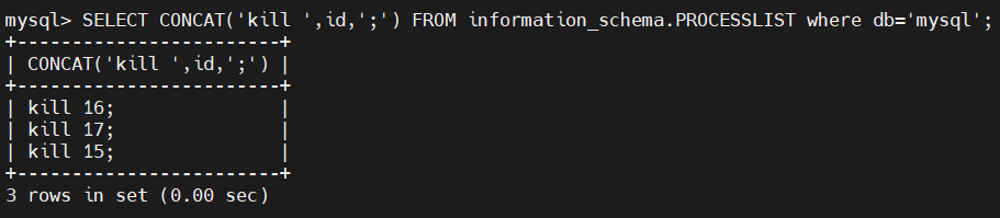 oracle mysql postgresql opengauss 批量kill session_begin for i in(select 'alter system kill ...