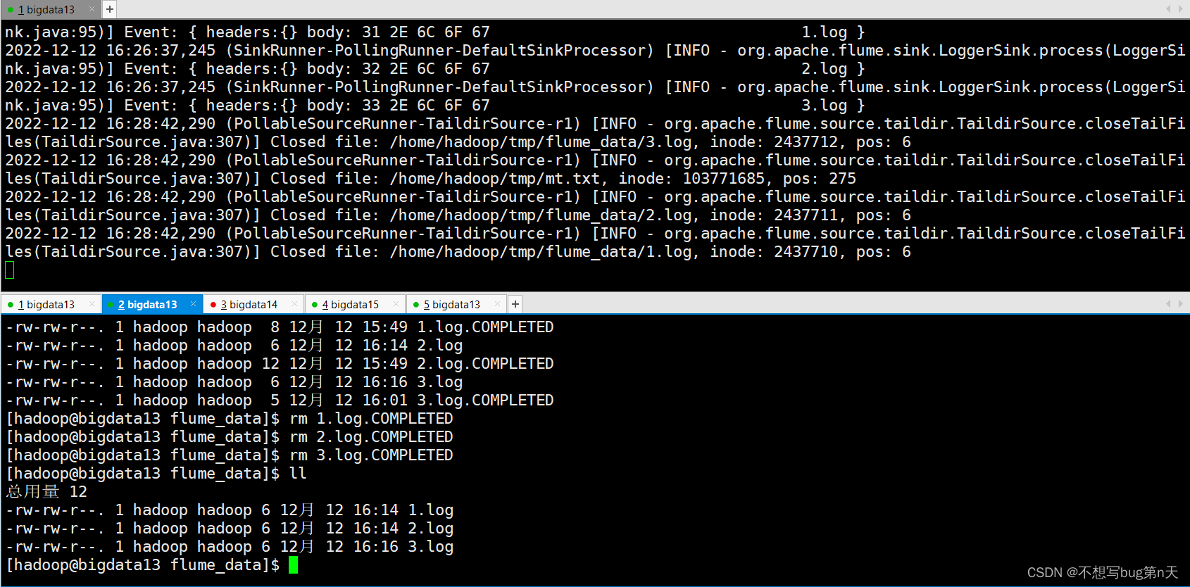 flume day01 （安装+打印内容）_flume agent 打印日志-CSDN博客