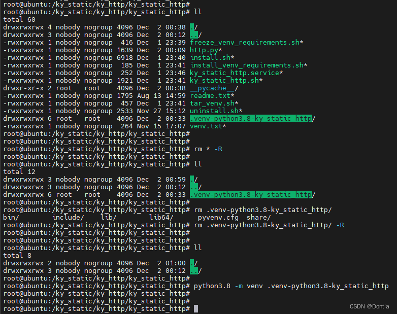linux python创建虚拟环境报错：Error: Command xxx returned non-zero exit status 1.（不能有http.py文件，真奇葩的இ௰இ ...