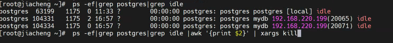 oracle mysql postgresql opengauss 批量kill session_begin for i in(select 'alter system kill ...