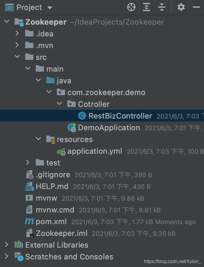 基于SpringBoot集成Zookeeper实例_springboot获取zk集群信息-CSDN博客