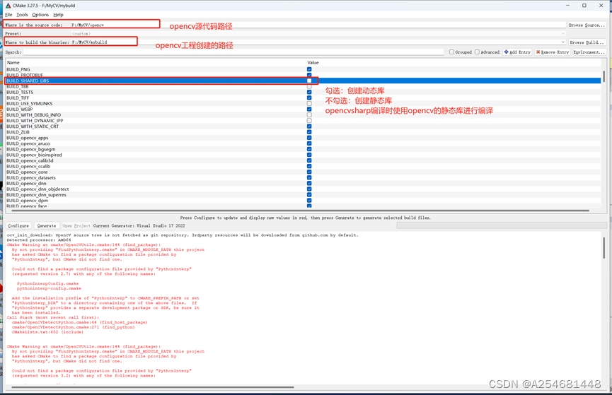 Opencv4.8及opencvsharp4编译及修改示例-CSDN博客