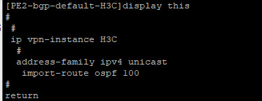 H3C--BGP MPLS基本配置_h3c mp-bgp配置-CSDN博客