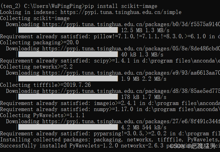 Win10下TensorFlow2缺失skimage、sklearn模块安装解决_conda安装tensorflow2和scikit ...