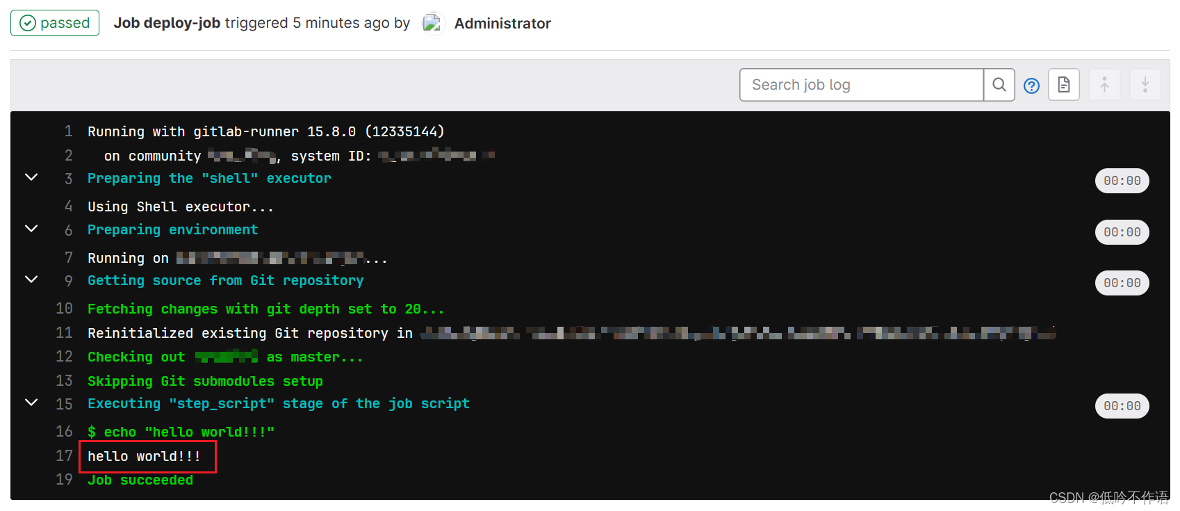 GitLab CI-CD 学习笔记-CSDN博客