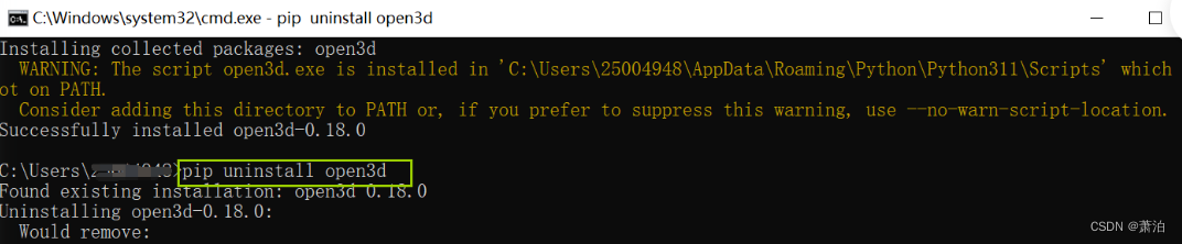解决：已经安装open3d，还是报错No module named ‘open3d‘的问题_no module named 'open3d-CSDN博客