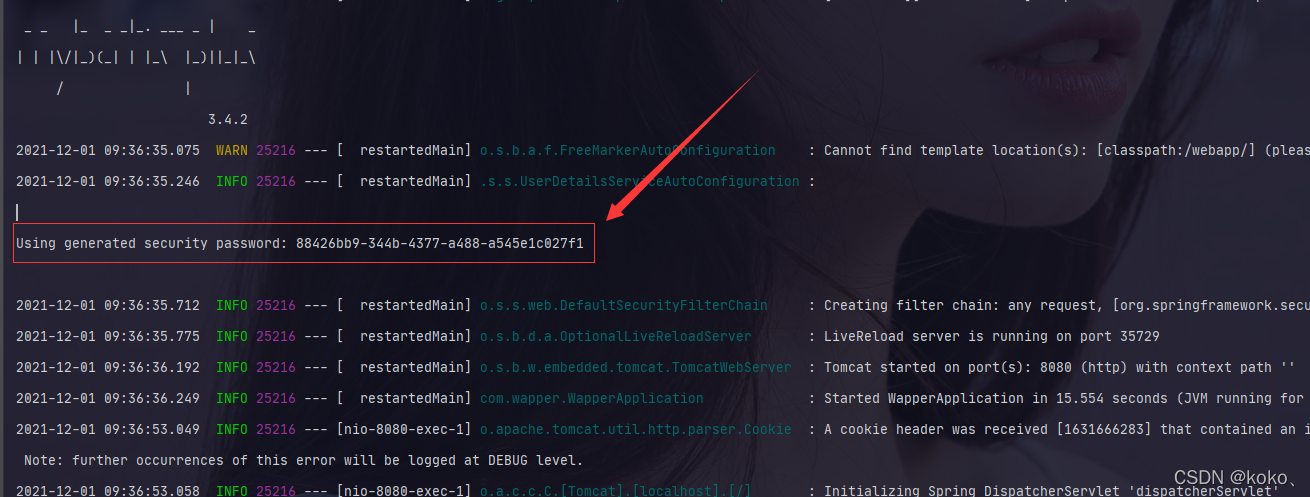 SpringBootSecurity默认用户名和密码_springbootadmin默认用户名密码-CSDN博客