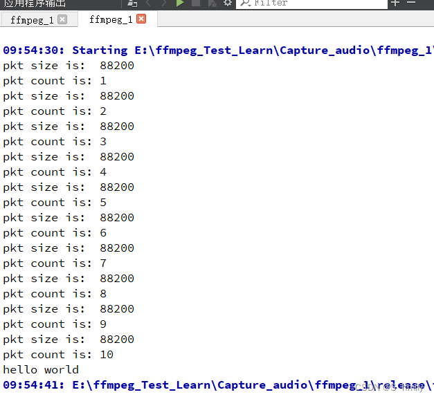 QT+ffmpeg 录制PCM音频数据文件（3）_avformat 同时录制多个pcm-CSDN博客
