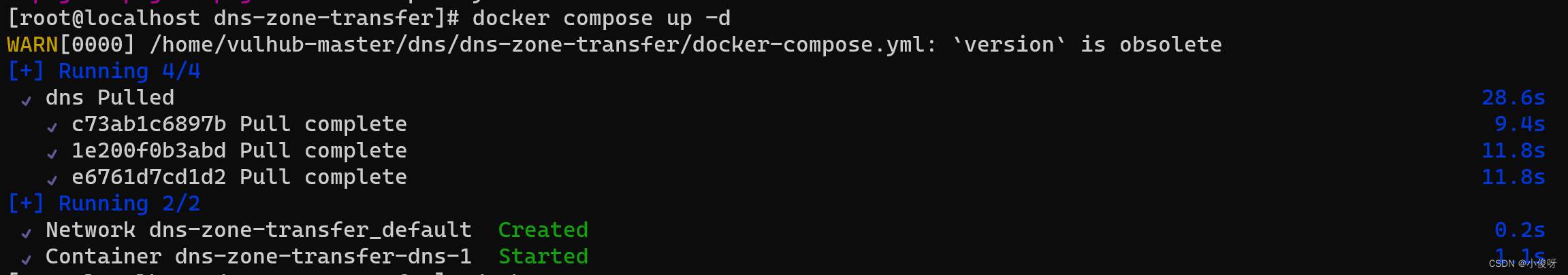 Cenos7 安装docker, docker-compoese,vulhub（2024/06/06）_docker安装poestart-CSDN博客