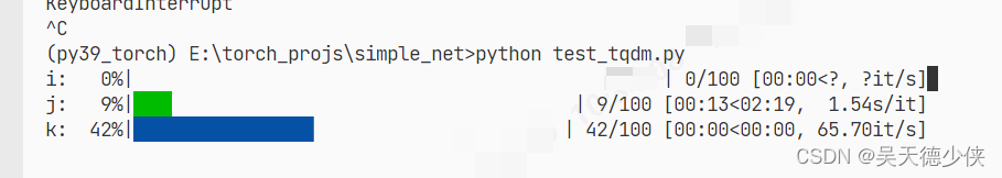 python使用tqdm实现多重循环可视化_tqdm多层循环-CSDN博客