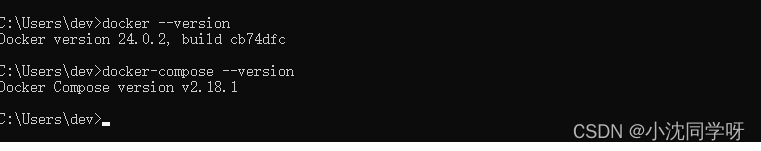 实战：win10安装docker并用docker-compose构建运行容器_windows docker compose-CSDN博客