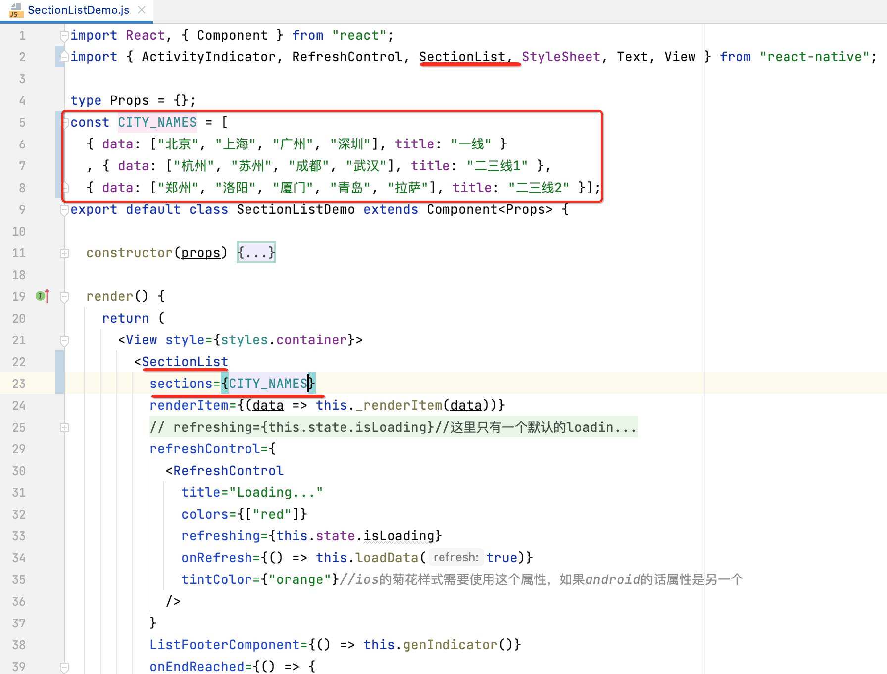 React Native从入门到实战--高性能列表组件SectionList详解、react-navigation、矢量图标..._java_webor2006-魔乐社区