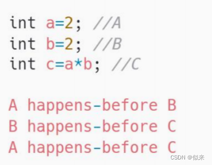 大厂面试题-请你说一下你对Happens-Before的理解_volatile happens-before面试题-CSDN博客