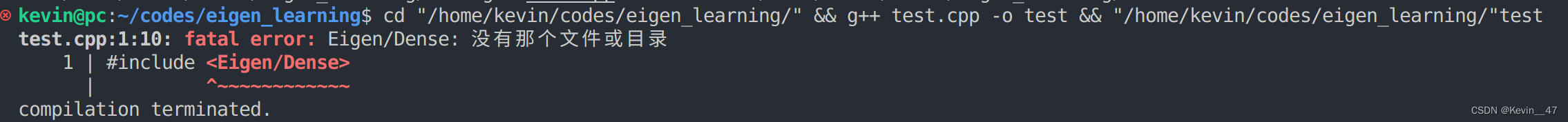 C++ Eigen库的引入与使用_c++ 如何使用egien-CSDN博客
