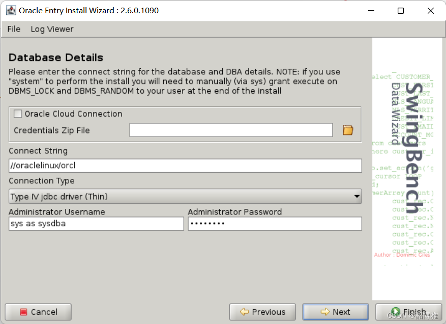 Oracle~swingbench安装_swingbench下载-CSDN博客