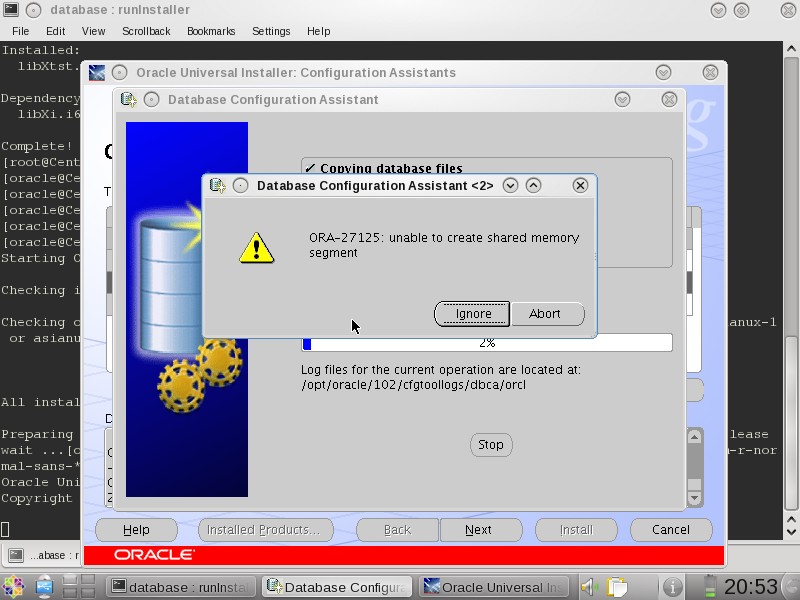 CentOS7_x86_64安装Oracle10g R2_centos7 安装oracle 10g runinstaller --ignorepre-CSDN博客