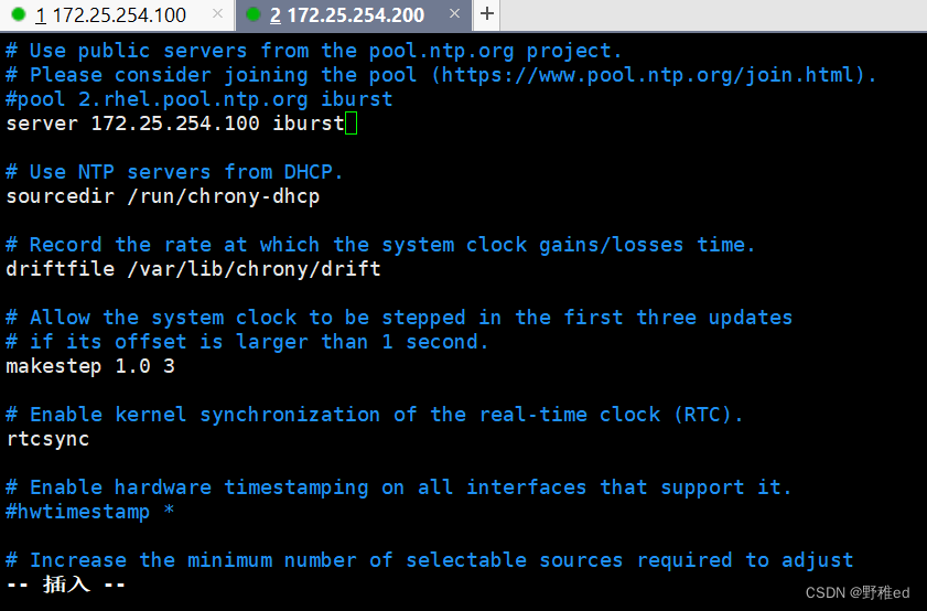 vmLinux时间同步服务项目_system clock synchronized-CSDN博客