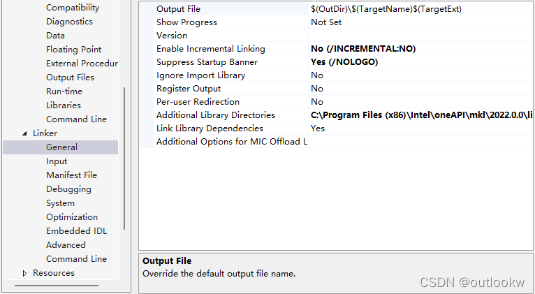 Windows环境下VS+OneAPI中Fortran的MKL库配置_mkl库文件路径在哪里-CSDN博客