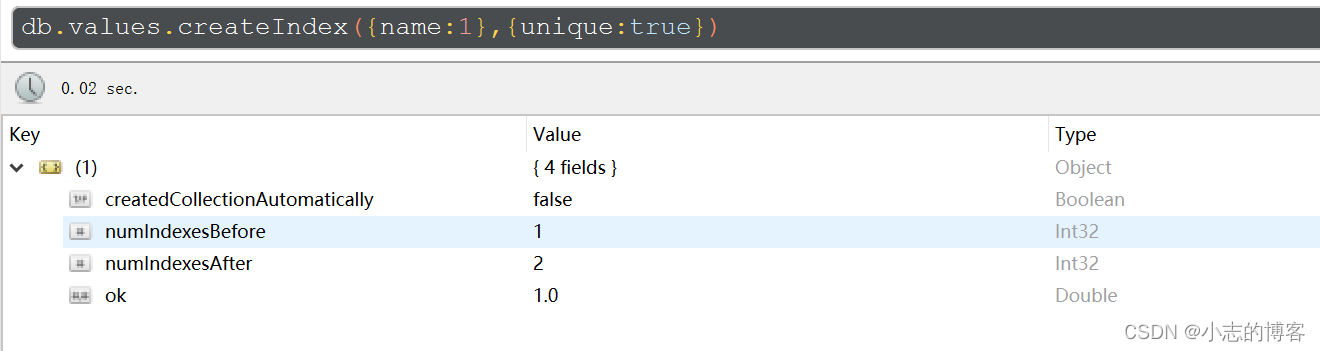 Mongodb——索引属性之唯一索引(unique Indexes)mongodb 唯一索引 Csdn博客