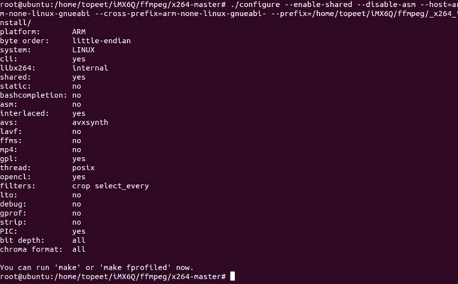迅为imx6开发板QT系统移植FFmpeg-编译x264_移植x264到开发板-CSDN博客