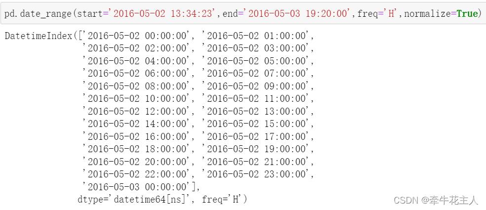 date_range()函数--Pandas_daterange函数-CSDN博客