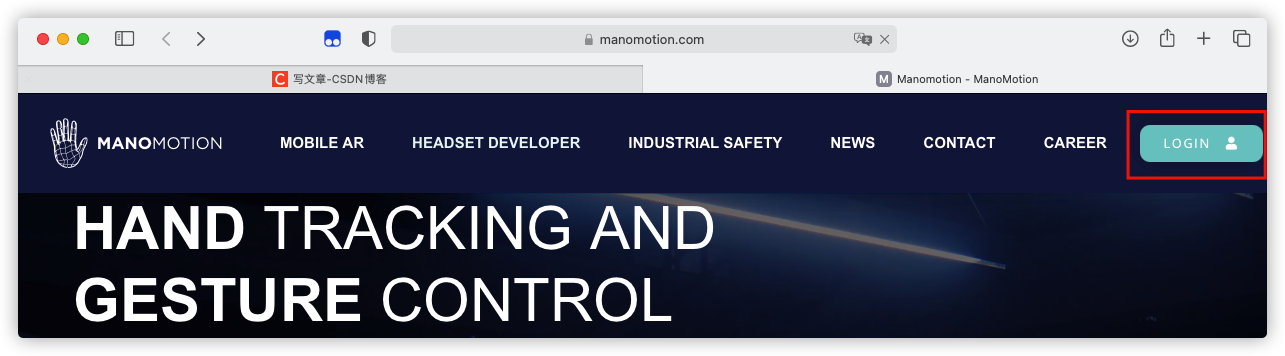 ManoMotion⭐ 一、快速入门-CSDN博客