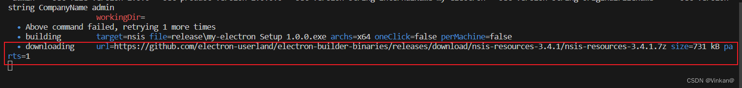 解决electron “npm run build”报错：⨯ Get “https://github.com/electron-userland/electron-builder-bina ...