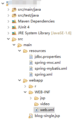 web.xml加载spring和mybatis文件，但是找不到spring.xml文件_target里的web.xml无法解析 目录 'spring' 无法解析 文件 'spring.xm ...