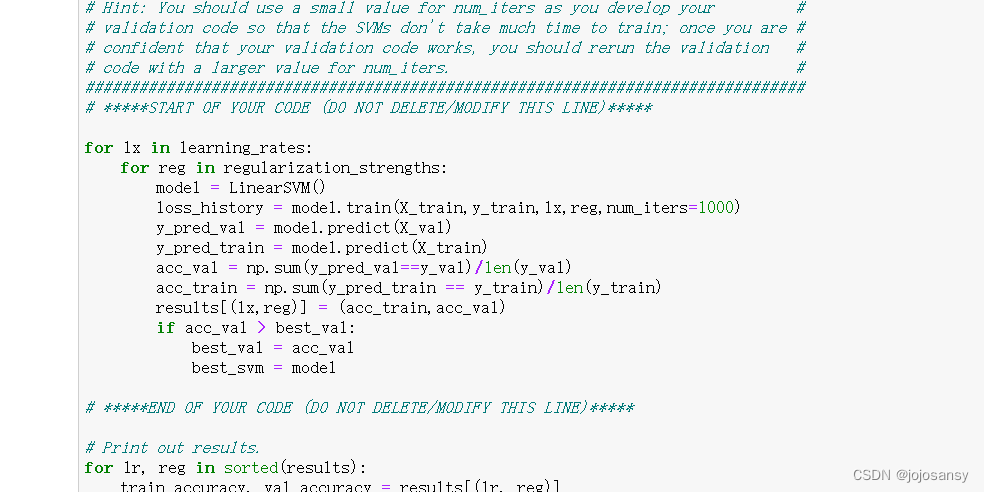 SVM算法的深度剖析（CS231N课程作业）_cs231n作业-CSDN博客