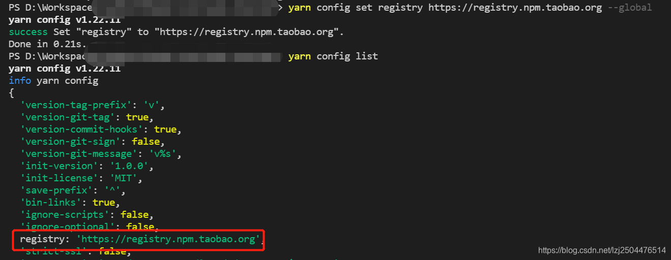 Yarn配置国内镜像源-CSDN博客