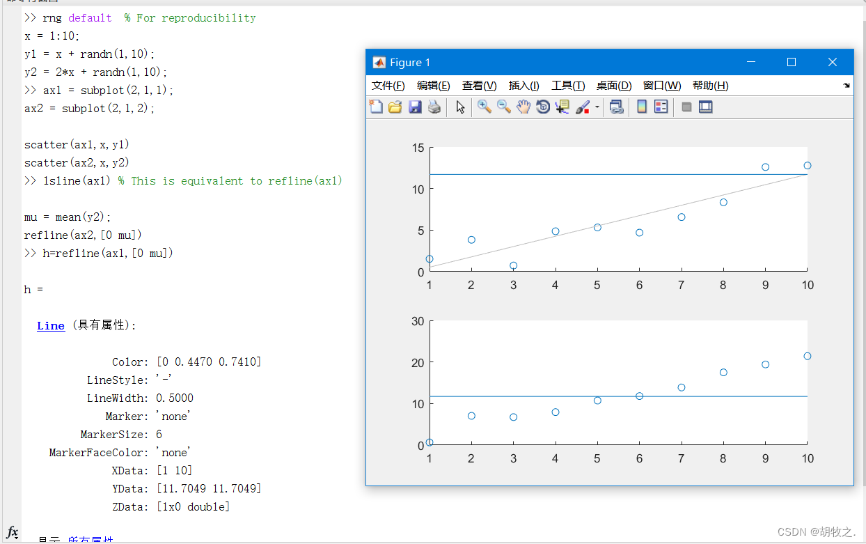 MATLAB2016笔记（九）：概率统计（ 概率密度、统计作图、统计特征、累积概率分布、随机变量产生）_matlab累积概率分布-CSDN博客