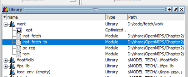 OpenMIPS-day1 安装并跑通Chapter2_openmips modelsim-CSDN博客
