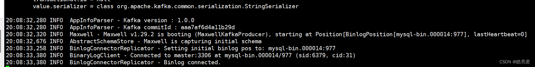 【hadoop生态圈】9使用maxwell实时采集mysql数据到kafka中kafka采集mysql Csdn博客