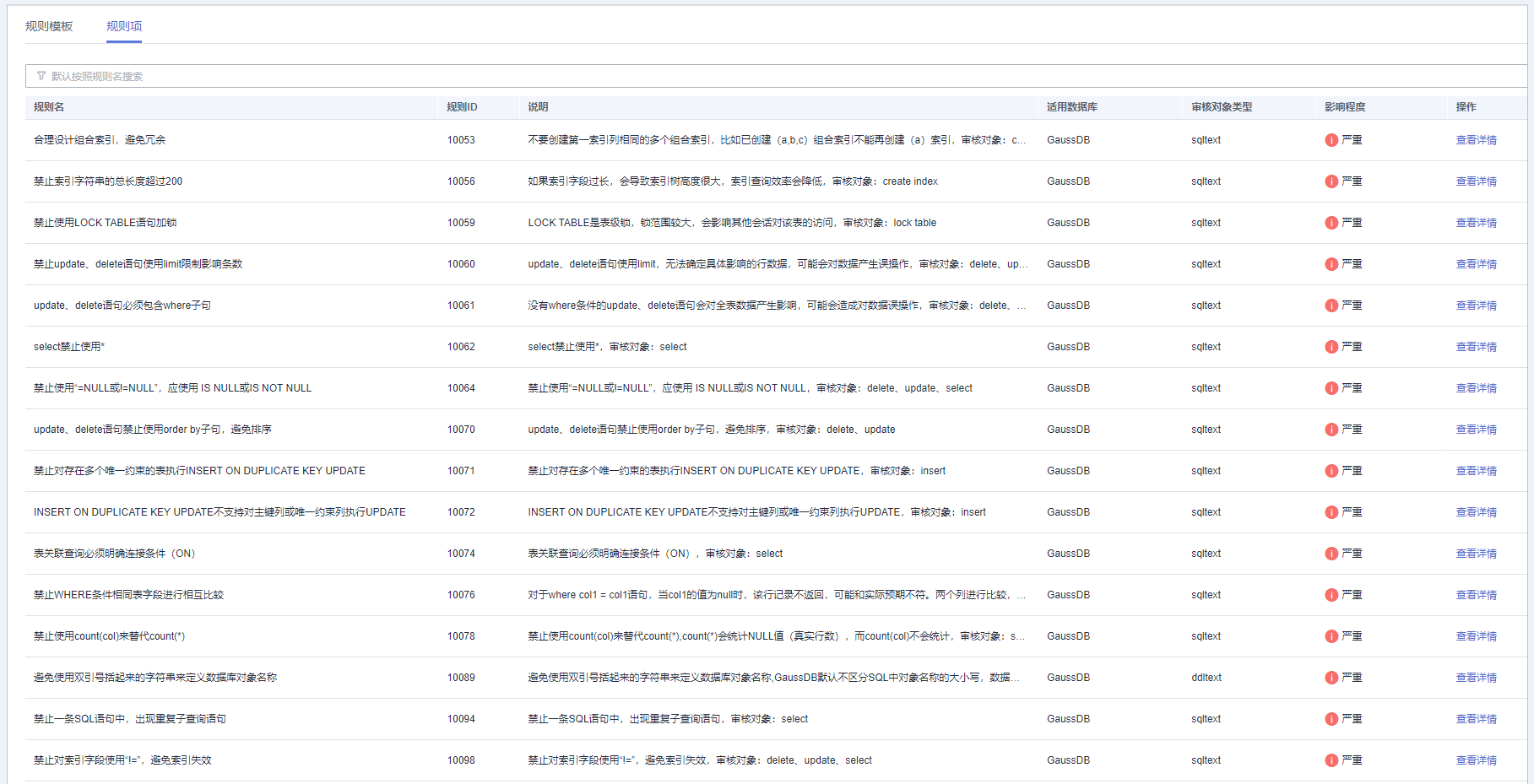 GaussDB技术解读系列之SQL Audit，面向应用开发的SQL审核工具_gaoss db 开发 工具-CSDN博客