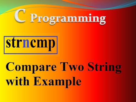 C编程中比较两个字符串strncmp()函数详解_srtcmp()-CSDN博客