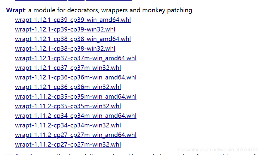 No module named ‘wrapt‘错误解决方法_modulenotfounderror: no module named 'wrapt-CSDN博客