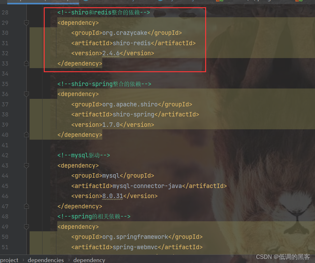 SSM项目 shiro整合redis_shiro 配置 redis-CSDN博客