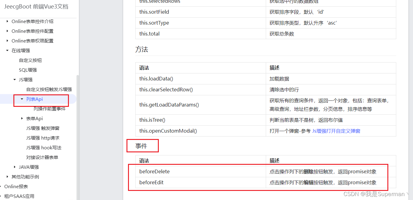 【二开】JeecgBoot-vue3二次开发 前端 扩展online表单js增强等_jeecgboot在线开发js增强,监听查询条件-CSDN博客