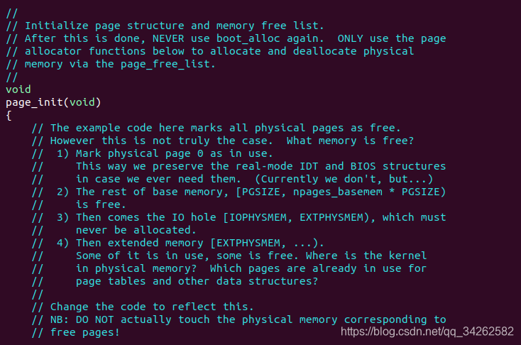 MIT6.828-OS lab2:Memory Management 记录-CSDN博客
