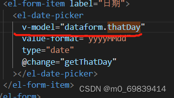 elementUI中日期选择器进入页面的默认值_el-date-picker default-value-CSDN博客