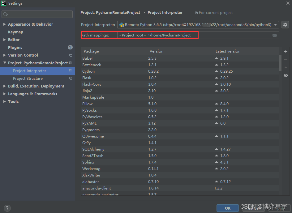 Pycharm通过SFTP远程连接Spark_pycharm sftp csdn-CSDN博客