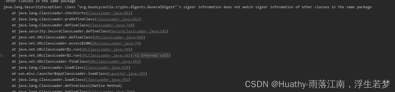 bcprov-jdk14、15on、16冲突，导致的签名不匹配。GeneralDigest signer information does not match_bcprov jdk15 和 ...