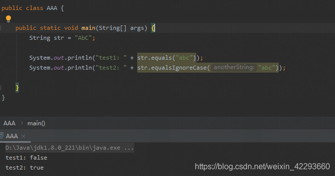 记录： String：equalsIgnoreCase()方法与equals()方法_c# equalsignorecase-CSDN博客