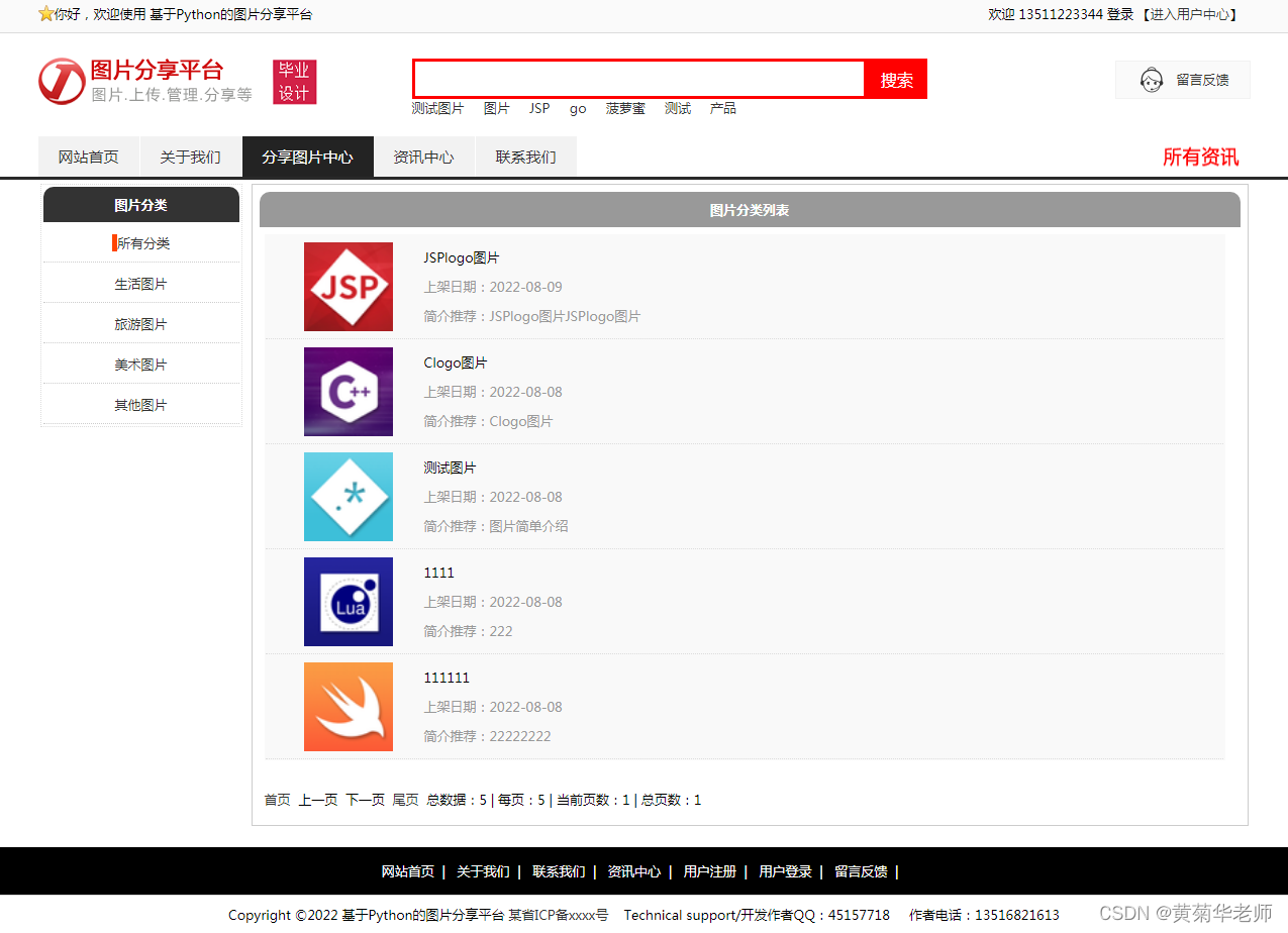 Python毕业设计作品基于django框架 图片分享平台毕设成品(2)网站功能基于django Html Css 技术设计图 Csdn博客